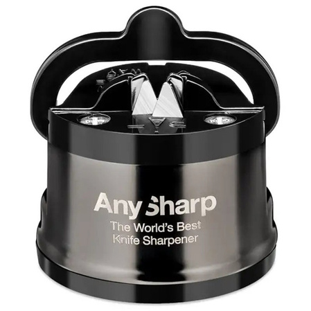 AnySharp Pro Gun Metal Sharpener | KnivesMania ⚔️