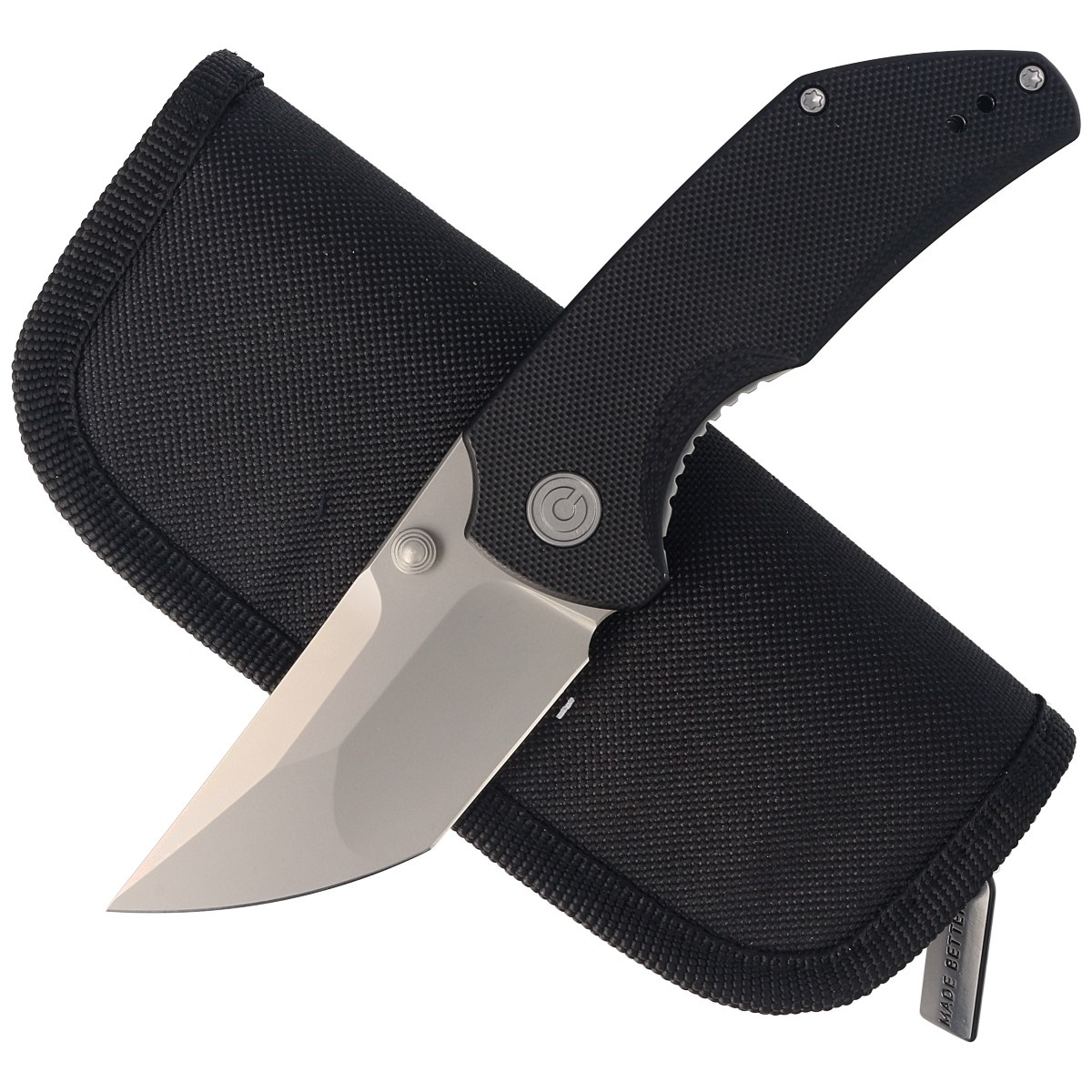 CIVIVI Thug 2 Black G10, Bead Blasted by Matthew Christensen (C20028C-2 ...